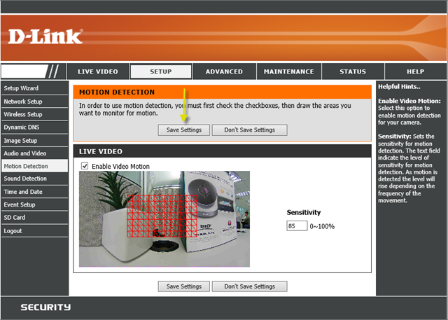 How to setup Motion Detection? | D-Link