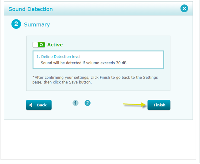 How to set up Sound Detection in mydlink? | D-Link