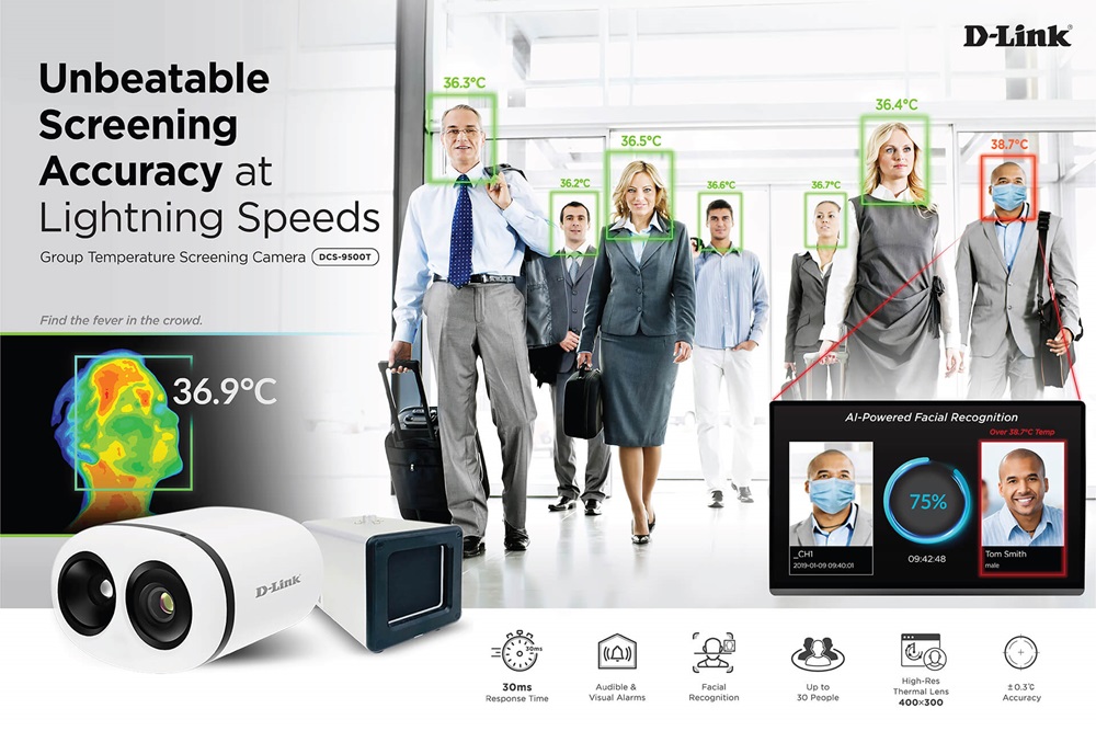D-Link Launches Group Temperature Screening Camera Kit with AI Facial ...