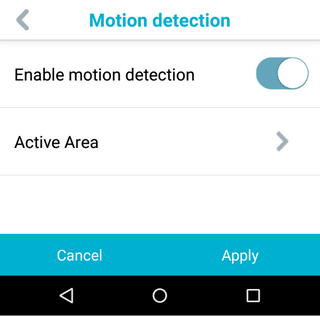 How do I configure motion detection on my DCS-5010L using my Android device? | D-Link España