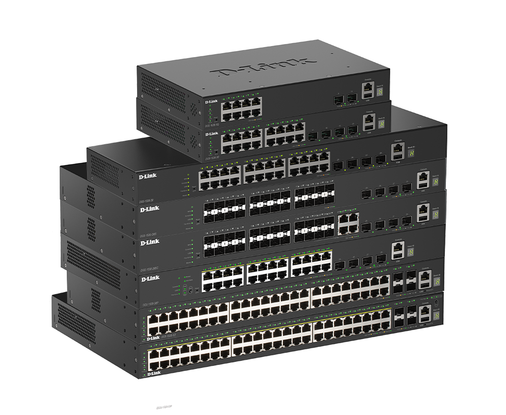 Gama DGS-1530 Switches Gigabit Smart Managed L3 Apilables | D-Link España