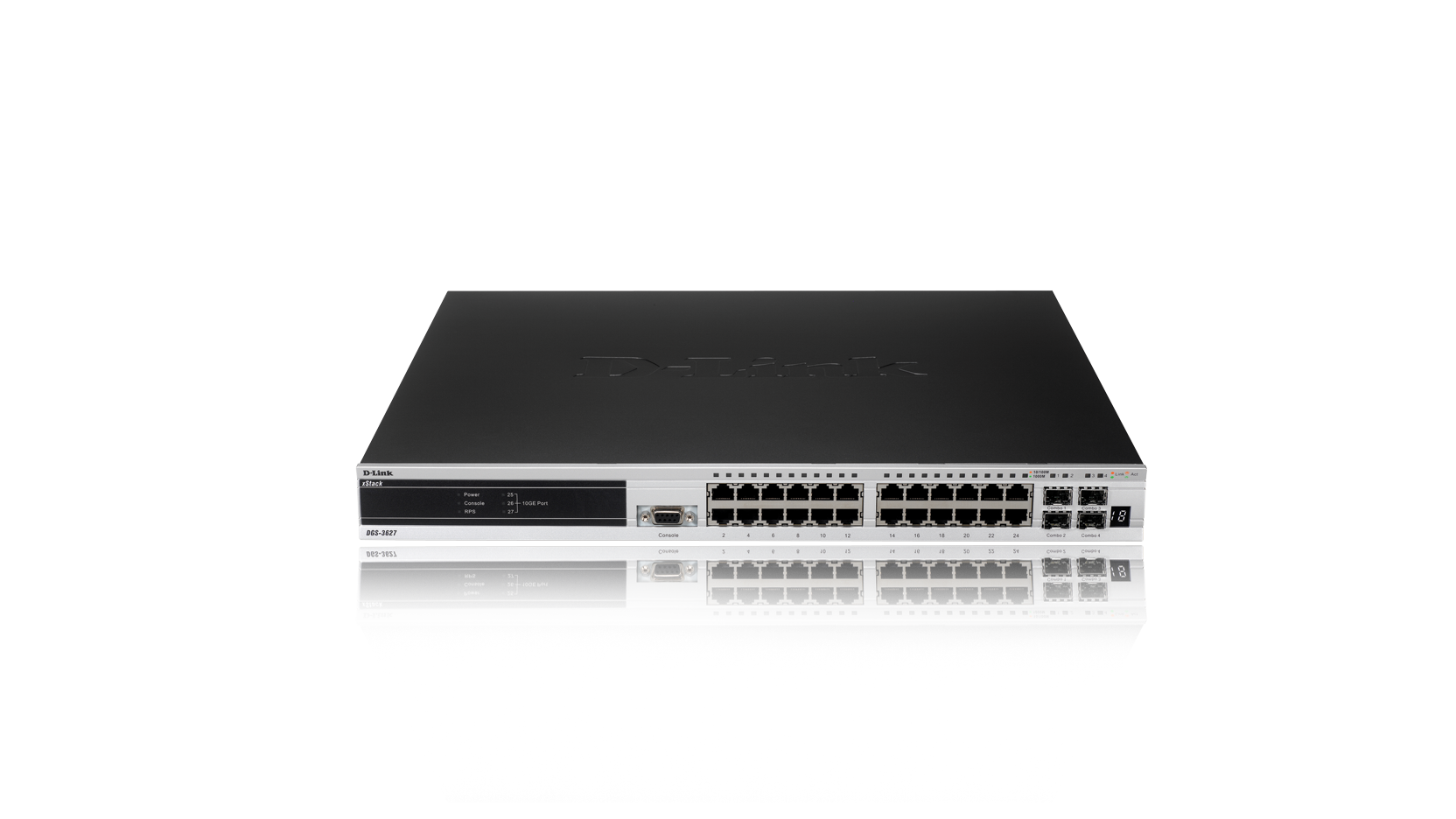 DGS-3627 Switch xStack apilable de nivel 3 Gigabit con 24 puertos ...