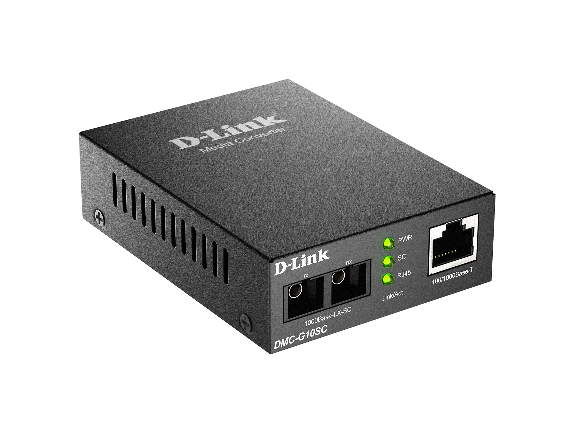 DMC-G10SC 100/1000Base-T to 1000Base-LX SC Single-Mode Media Converter ...