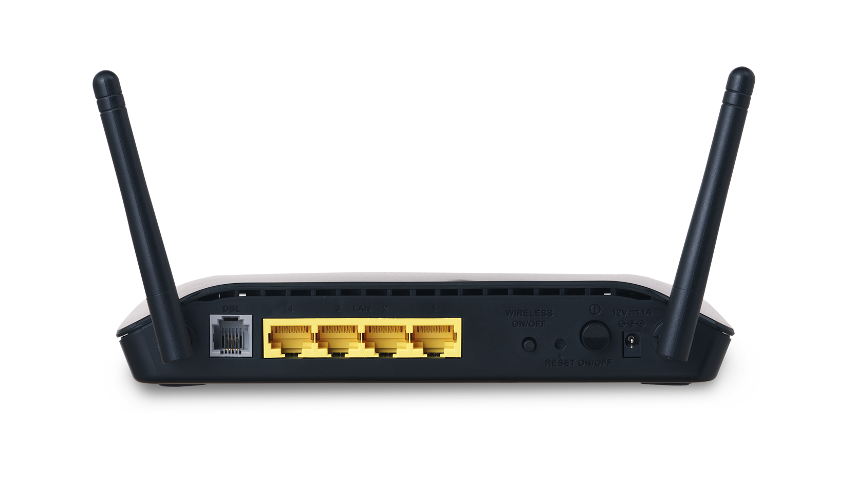 DSL-2740B Módem Router inalámbrico ADSL2/2 Wireless N 300 Mbps y switch ...