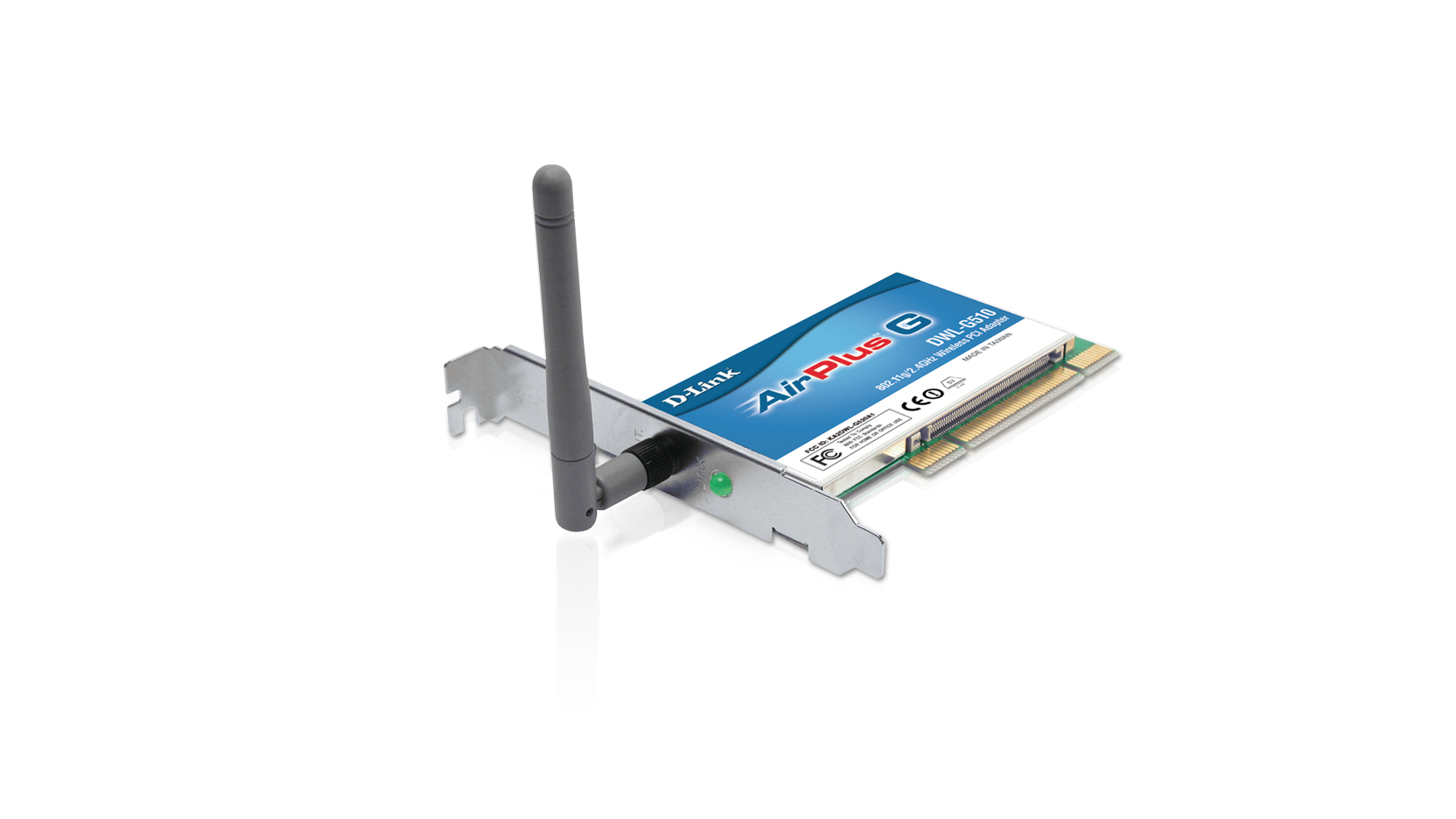DWL-G510 54Mbps Wireless-G LAN PCI Card | D-Link España