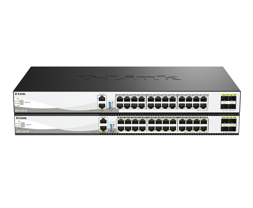 Gama DXS-3130 10 Gigabit Layer 3 Stackable Managed Switches | D-Link España