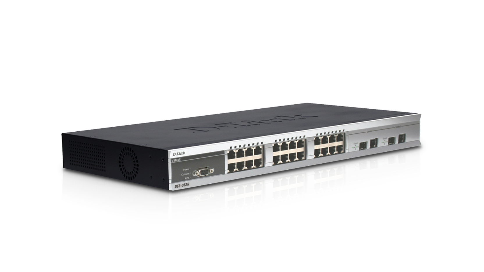 DES-3526 xStack 24-Port 10/100Mbps Stackable Switch | D-Link France