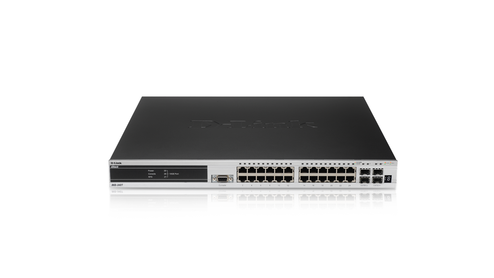 DGS-3427 Switch empilable xStack 24 ports Gigabit L2 | D-Link France