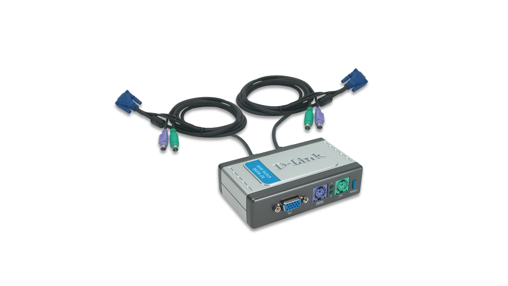 DKVM-2K Mini Switch KVM pour 2 PCs | D-Link France