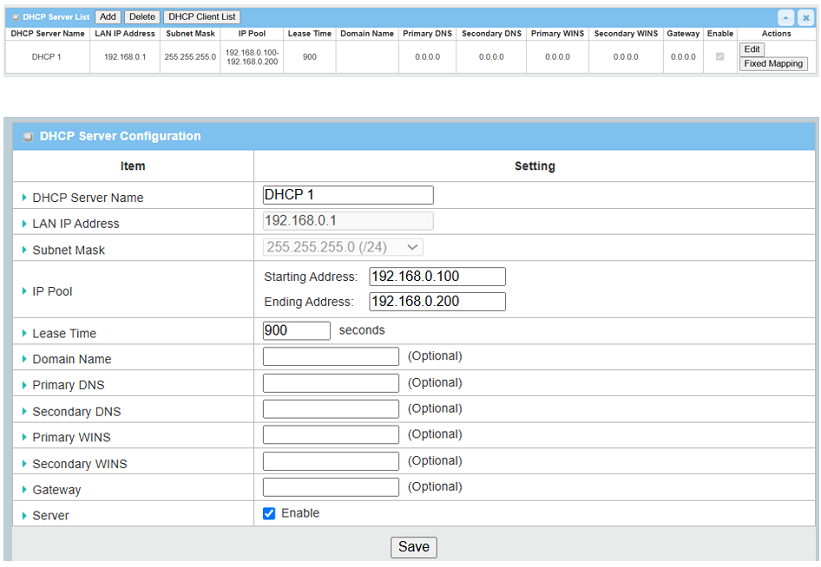 basic vlan setup requirements