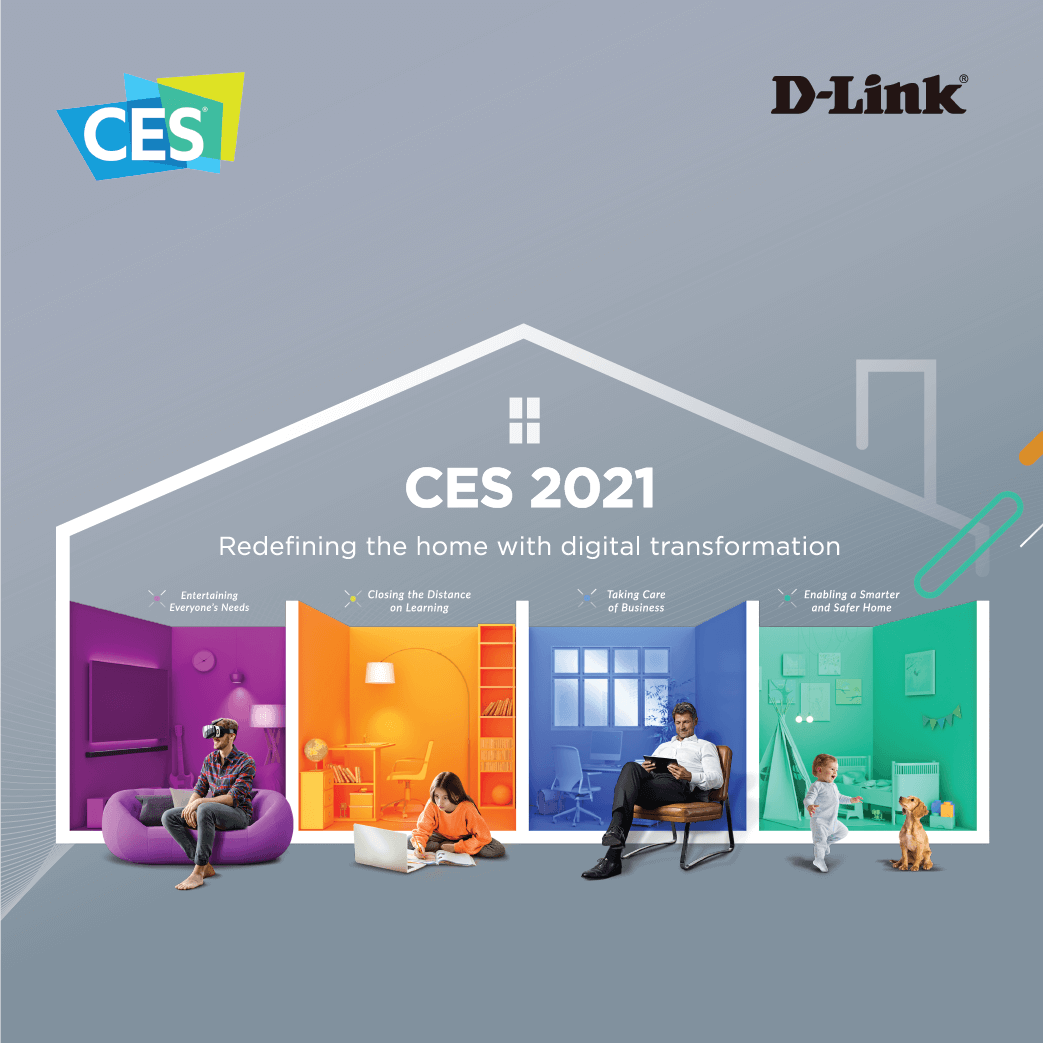D-Link ridefinisce la Smart Home e il Remote Working al CES 2021 | D-Link Italia