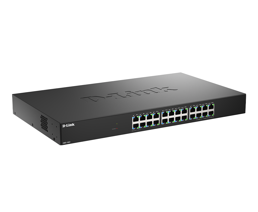 DMS-1024 24-Port 2.5G Multi-Gigabit Unmanaged Switch | D-Link Italia