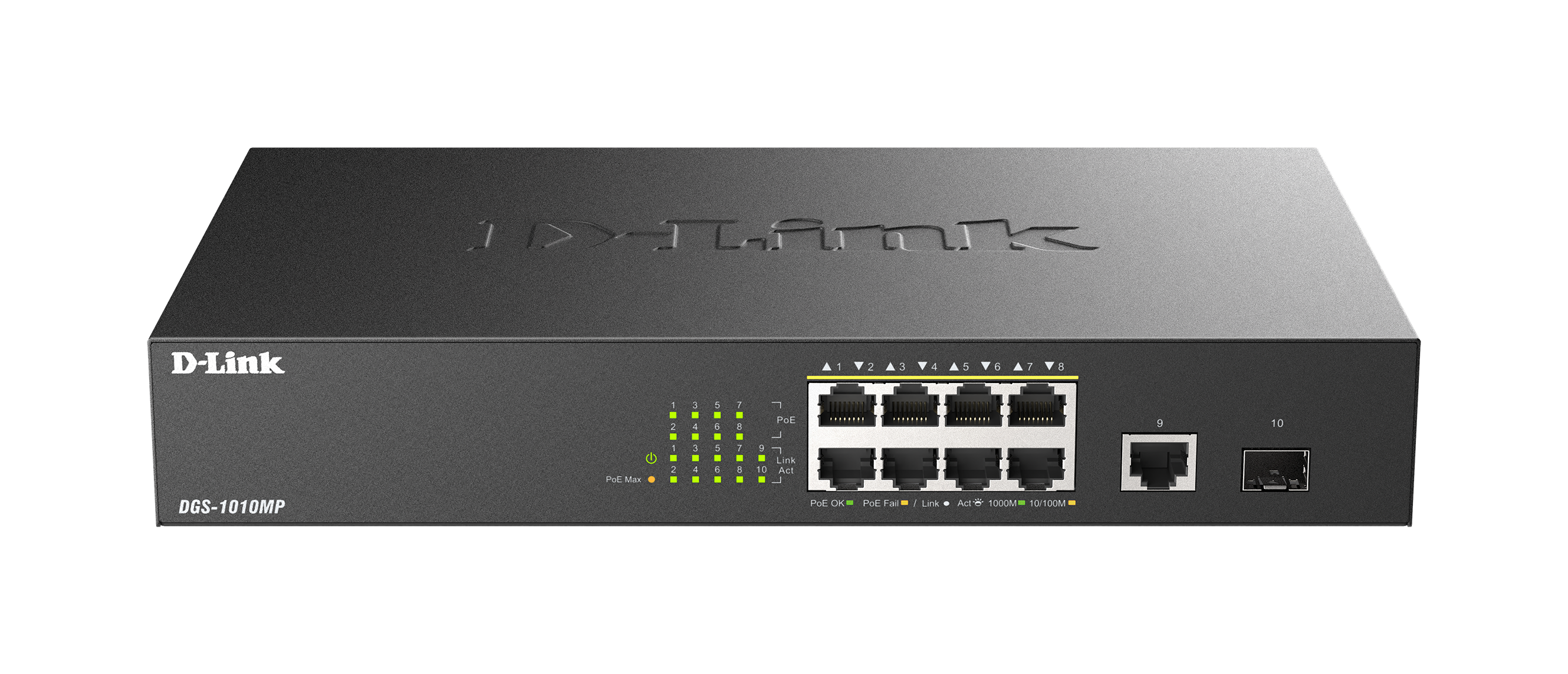 DGS-1010MP 10-Port Gigabit PoE Switch | D-Link
