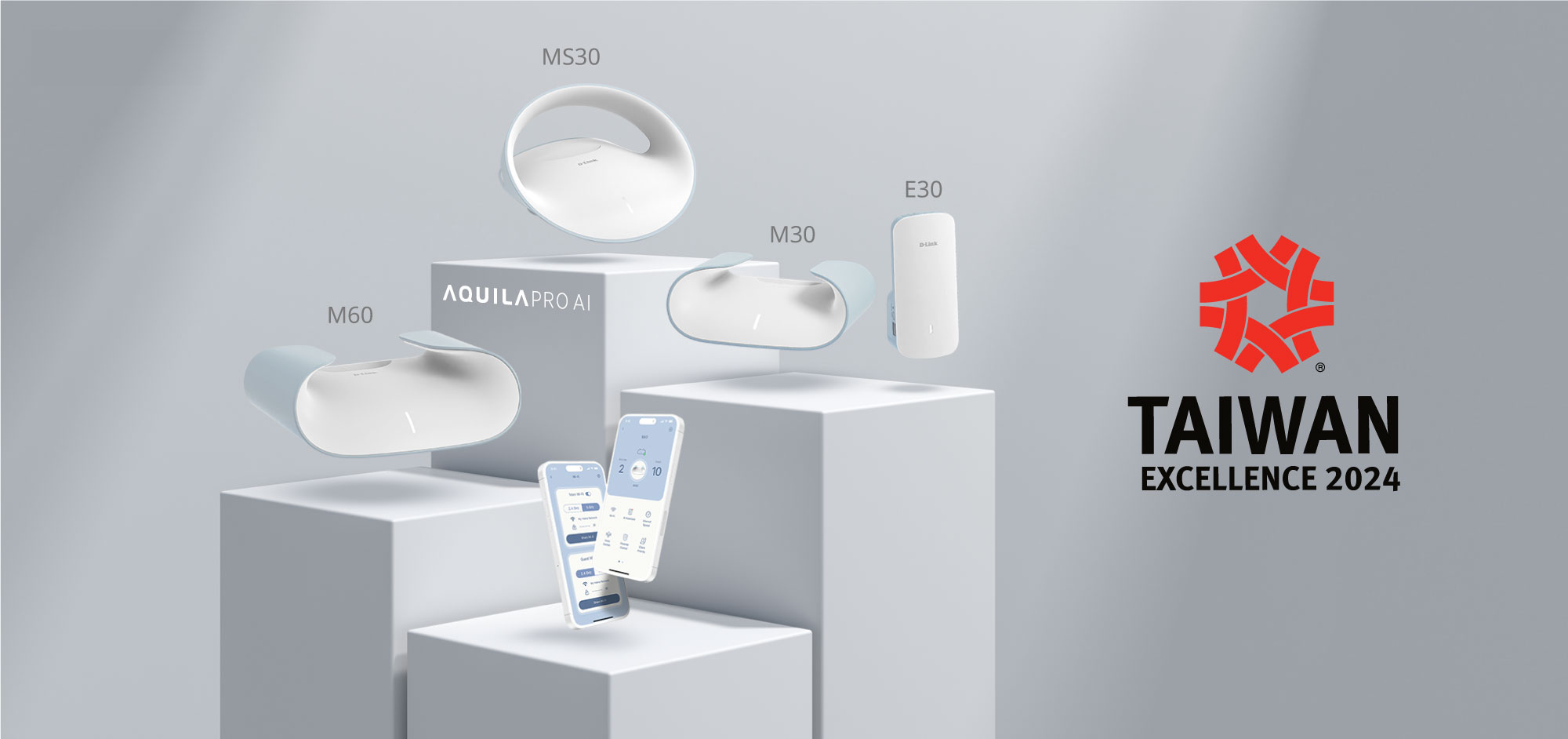 D-Link’s AQUILA PRO AI Smart Mesh Wi-Fi System Wins Taiwan Excellence ...