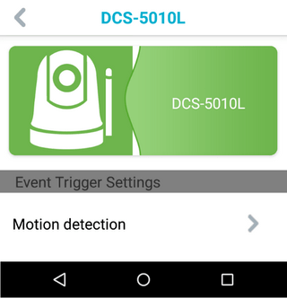 How do I configure motion detection on my DCS-5010L using my Android device? | D-Link Главная