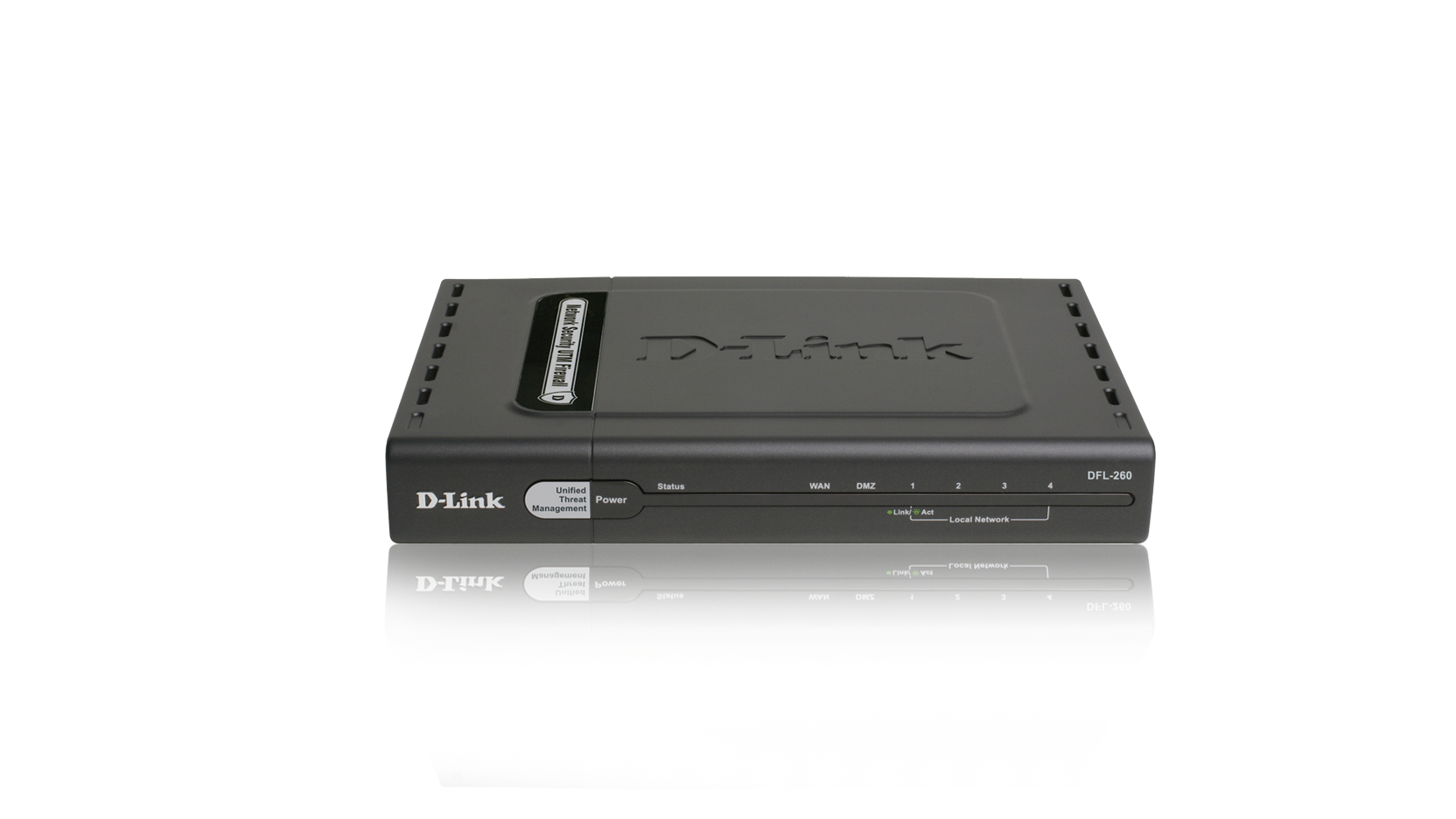 DFL-260 NetDefend Network Security UTM Firewall 1 WAN 1 DMZ 4 LAN 2-Year IPS AV WCF Subscription ...