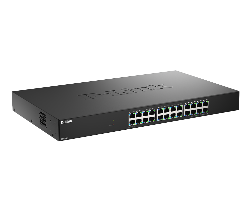 DMS-1024 24-Port 2.5G Multi-Gigabit Unmanaged Switch | D-Link Polska