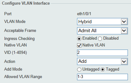 How to Configure VLANs – Example (HTTP and CLI) DGS-1510-Series