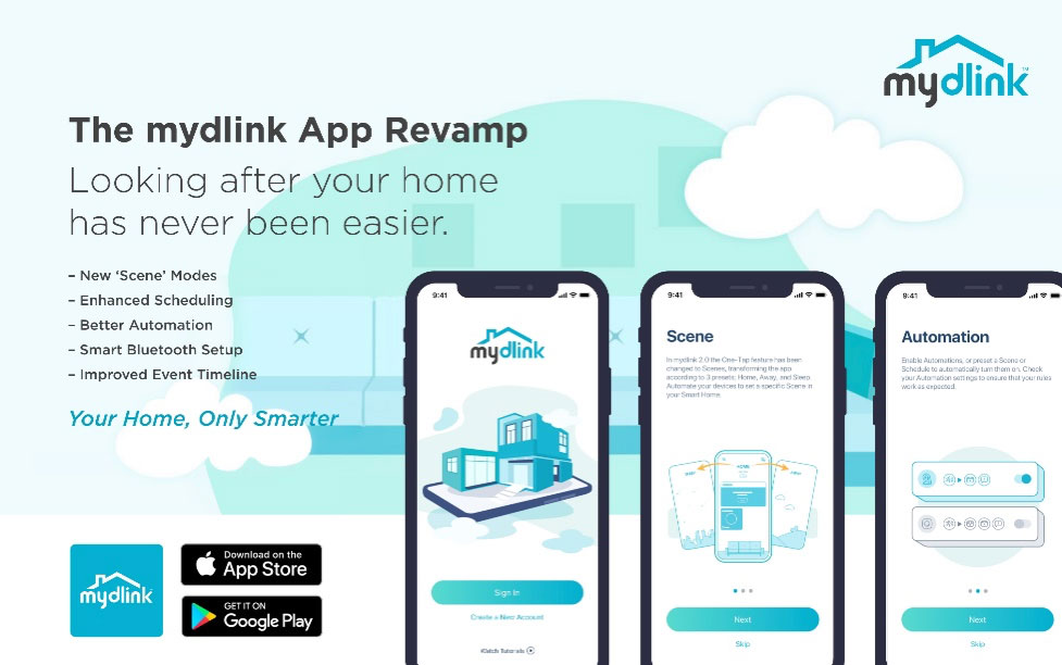 D-Link unveils new features and redesign for mydlink app | D-Link UK