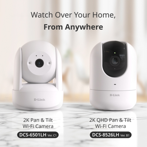 D-Link Unveils Two Advanced 2K Pan & Tilt Wi-Fi Cameras | D-Link UK